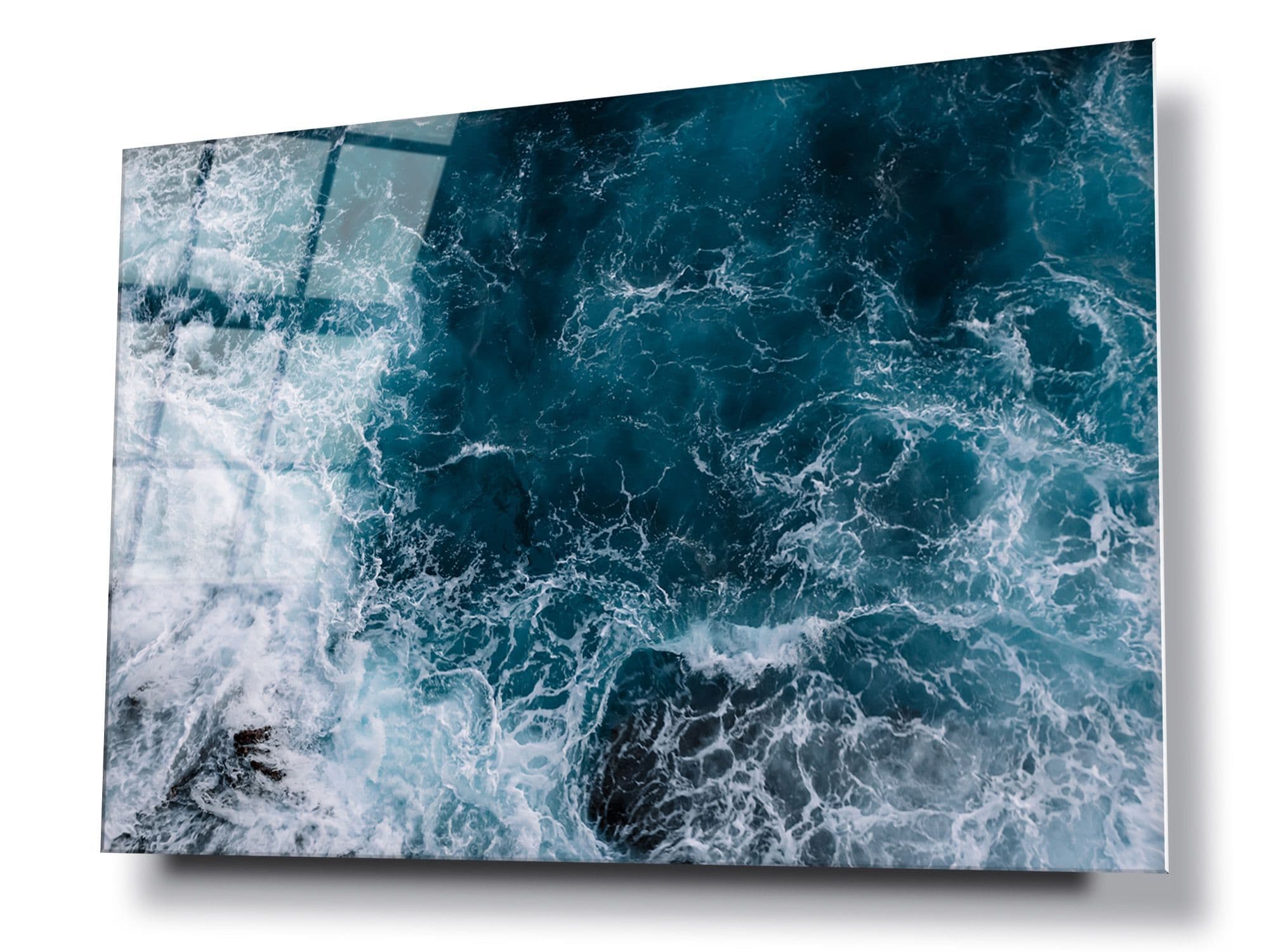 Choppy Ocean with Crashing Waves | 1st Glass Art