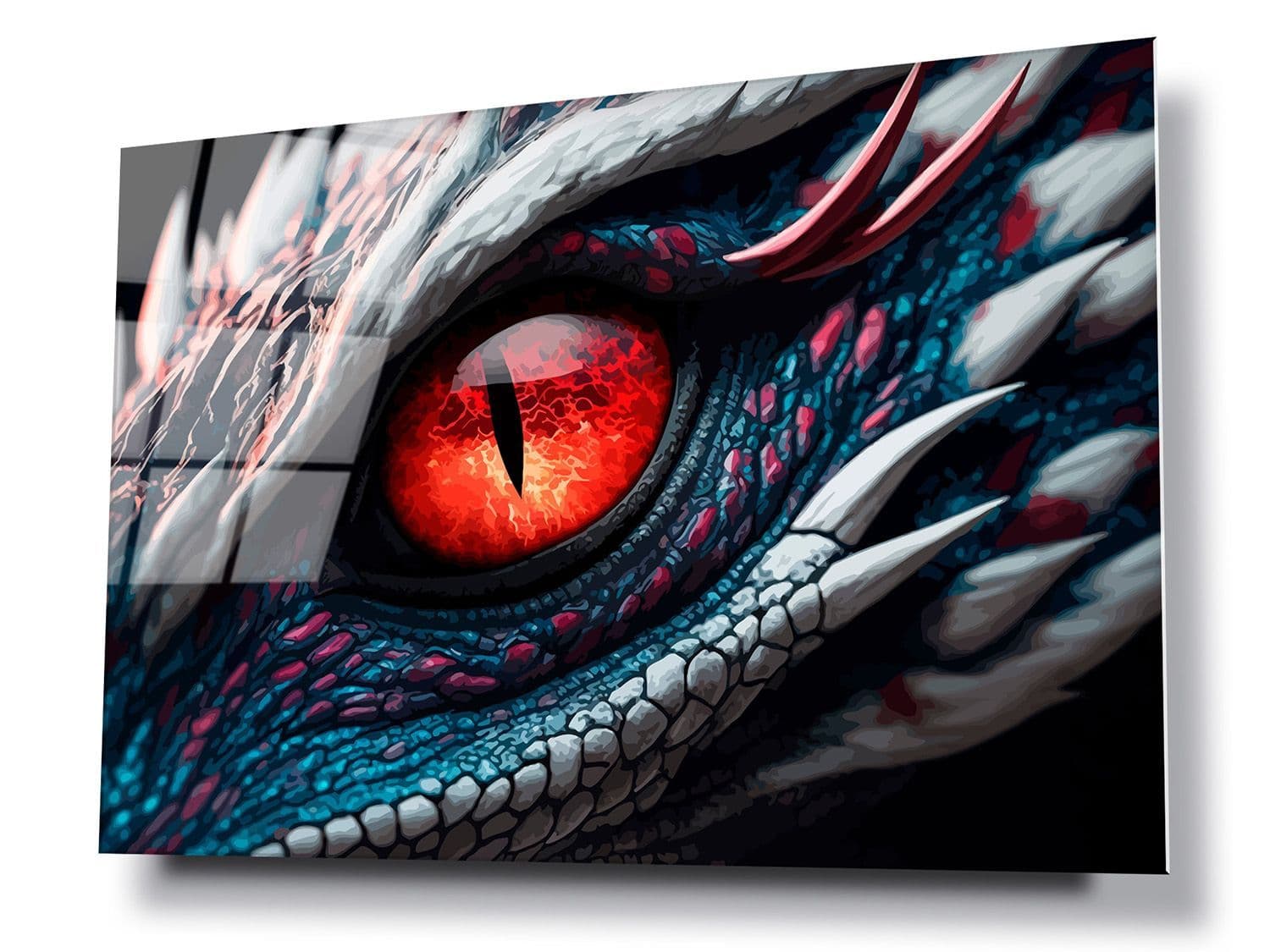 Close-up Reptile, Dragon, Monster, Dinosaur Eye | 1st Glass Art