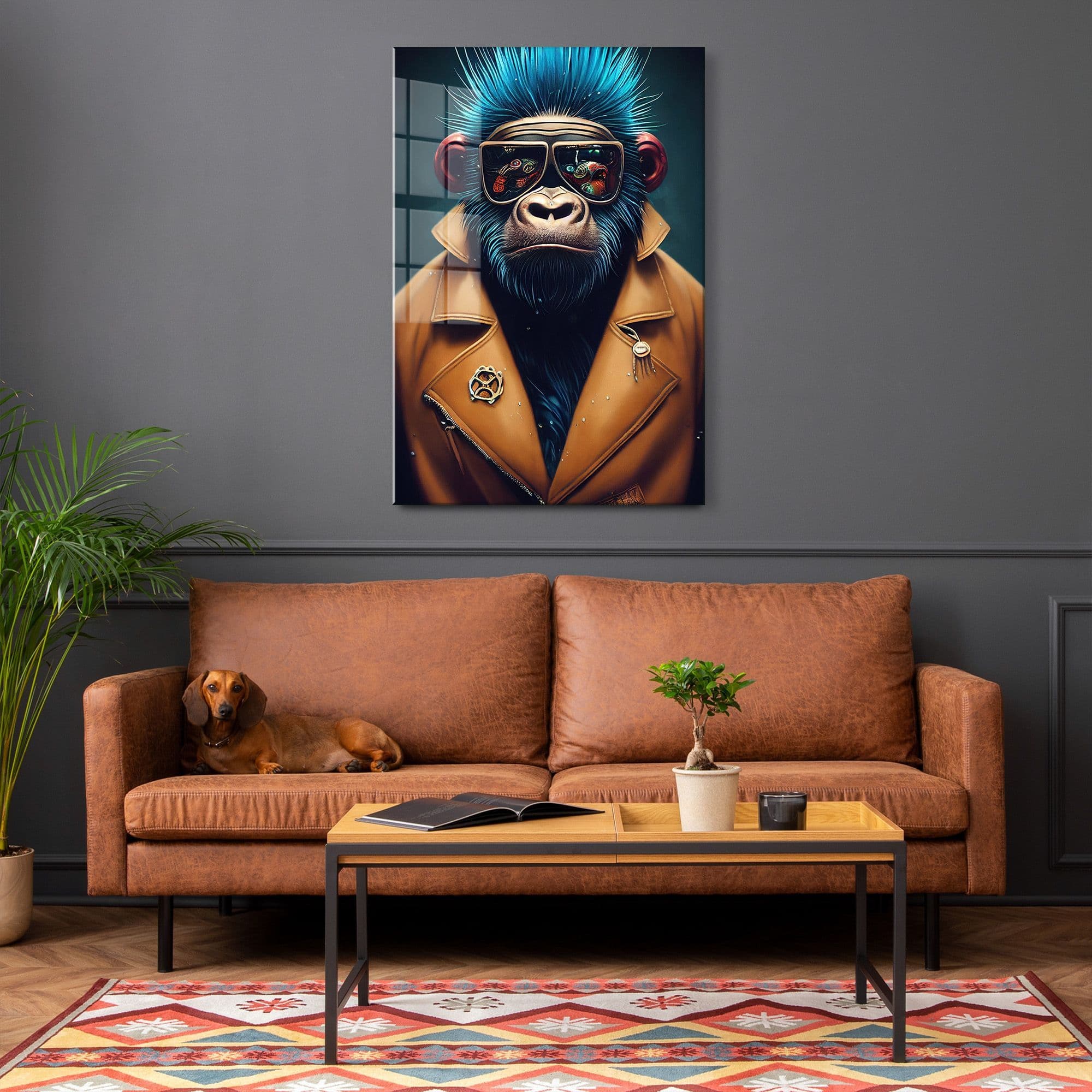 Fantasy Hipster Punk Chimp