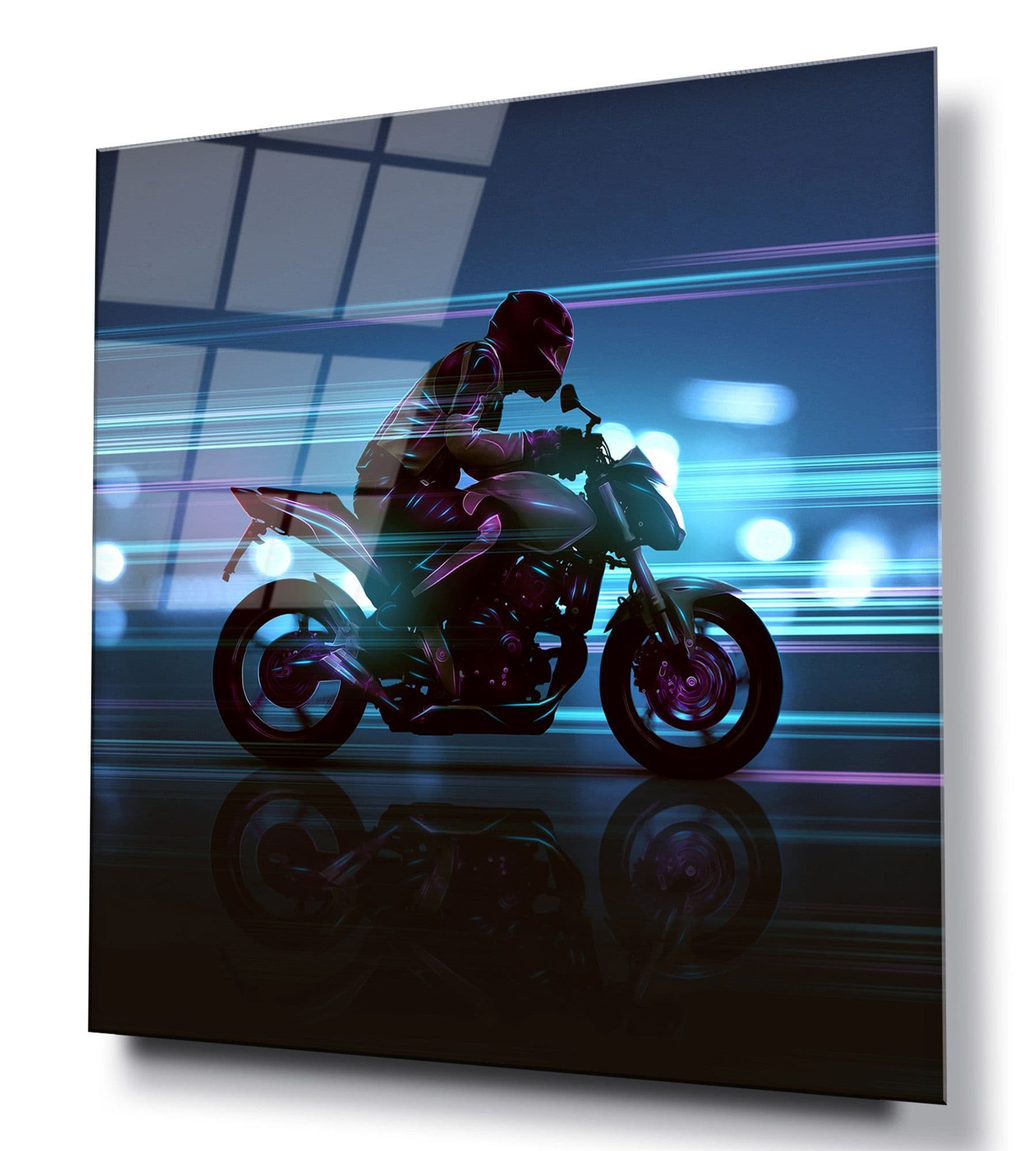 Futuristic Racing Motorbike