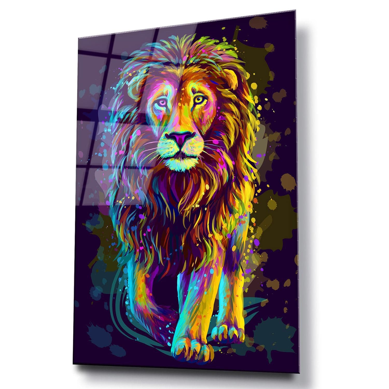 Neon Multicolour Lion