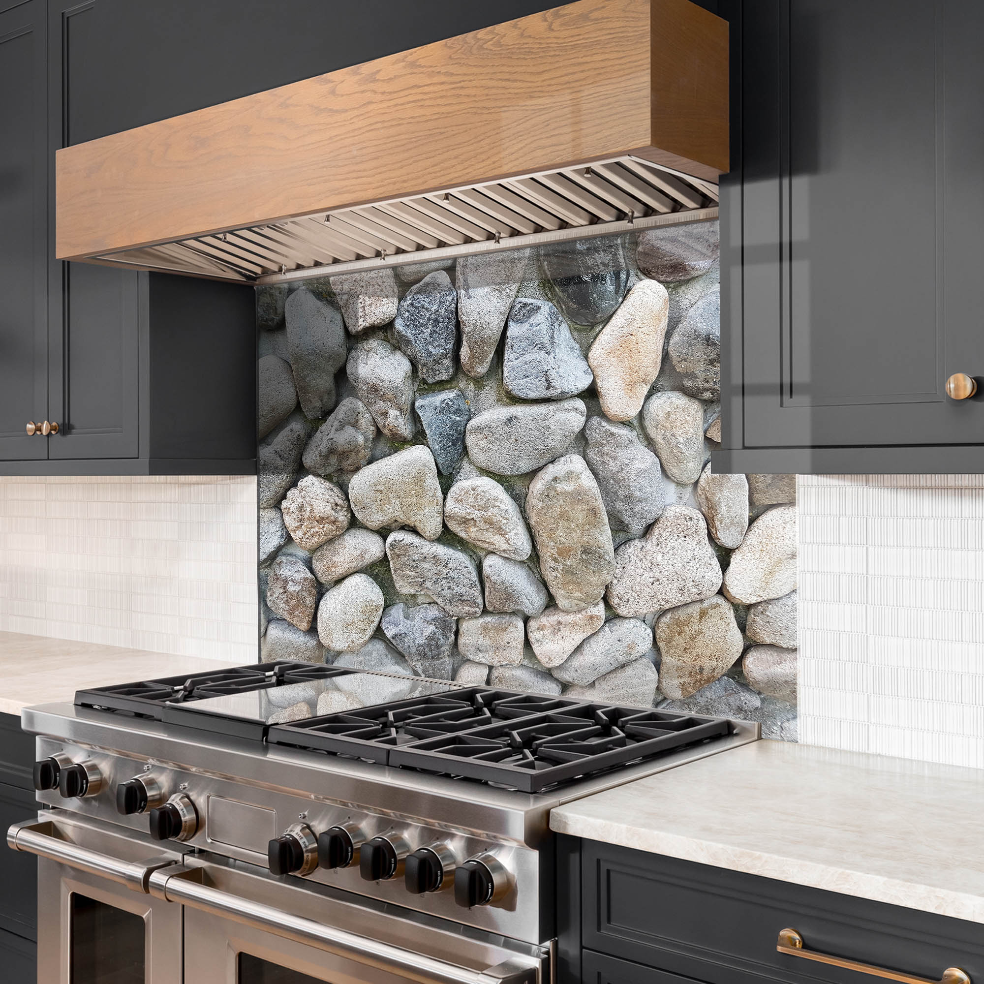 Mosaic Stain Glass Kitchen Glass Splashback