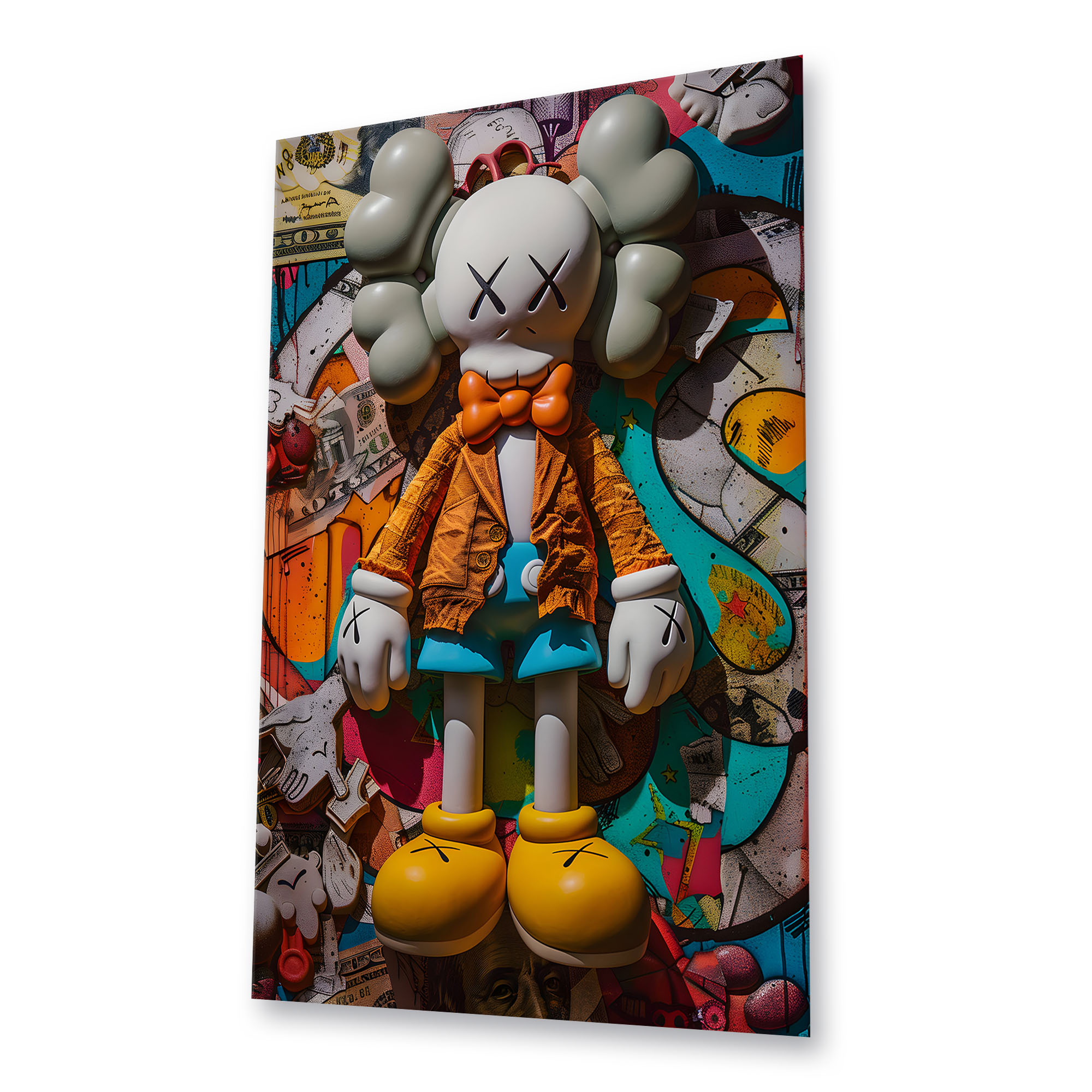 "Kaws #28" Glass Wall Art | 1st Glass Art