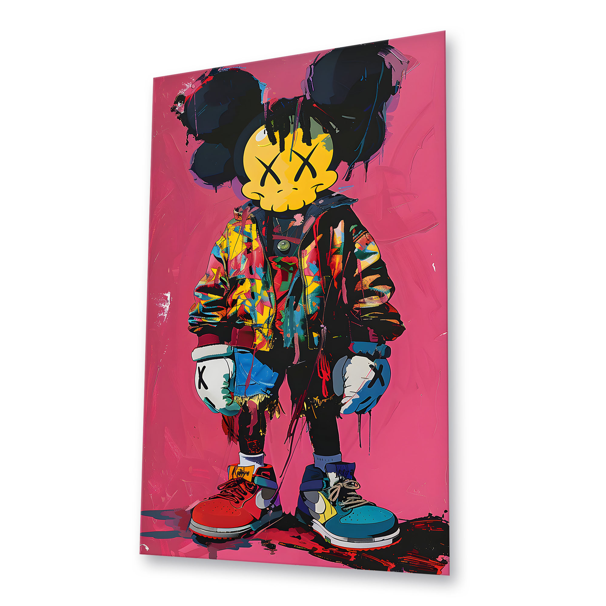 "Kaws #35" Glass Wall Art | 1st Glass Art