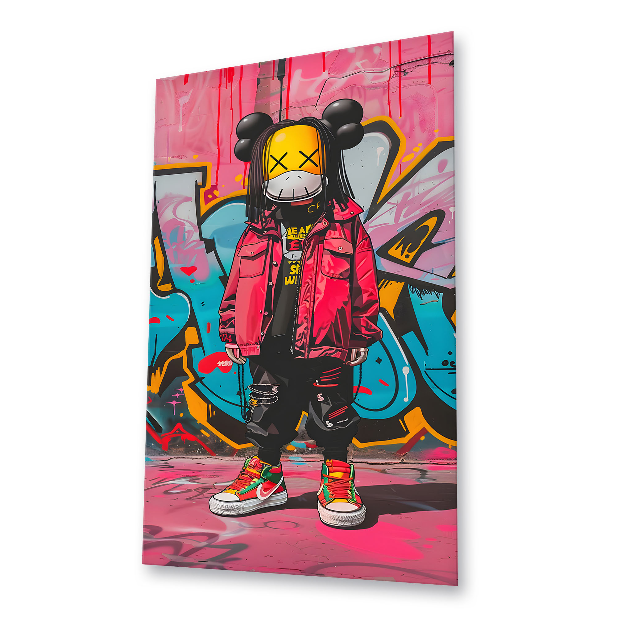 "Kaws #38" Glass Wall Art | 1st Glass Art