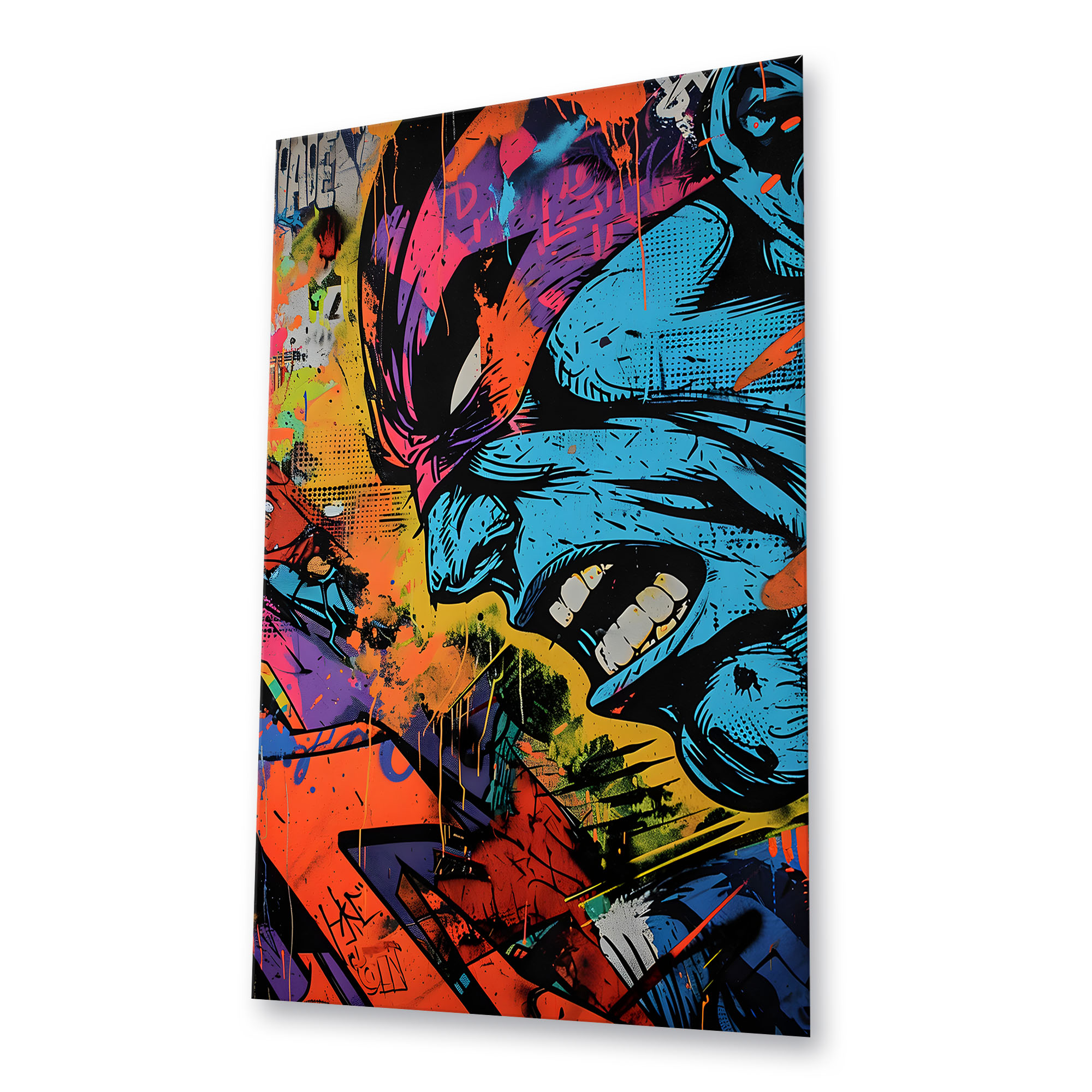 Graffiti Style Comic Wall Art | 1st Glass Art